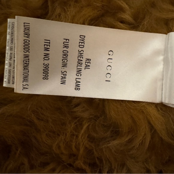 Gucci | Jackets & Coats | Womens Gucci Runway Lamb Shearling Fur Coat ...